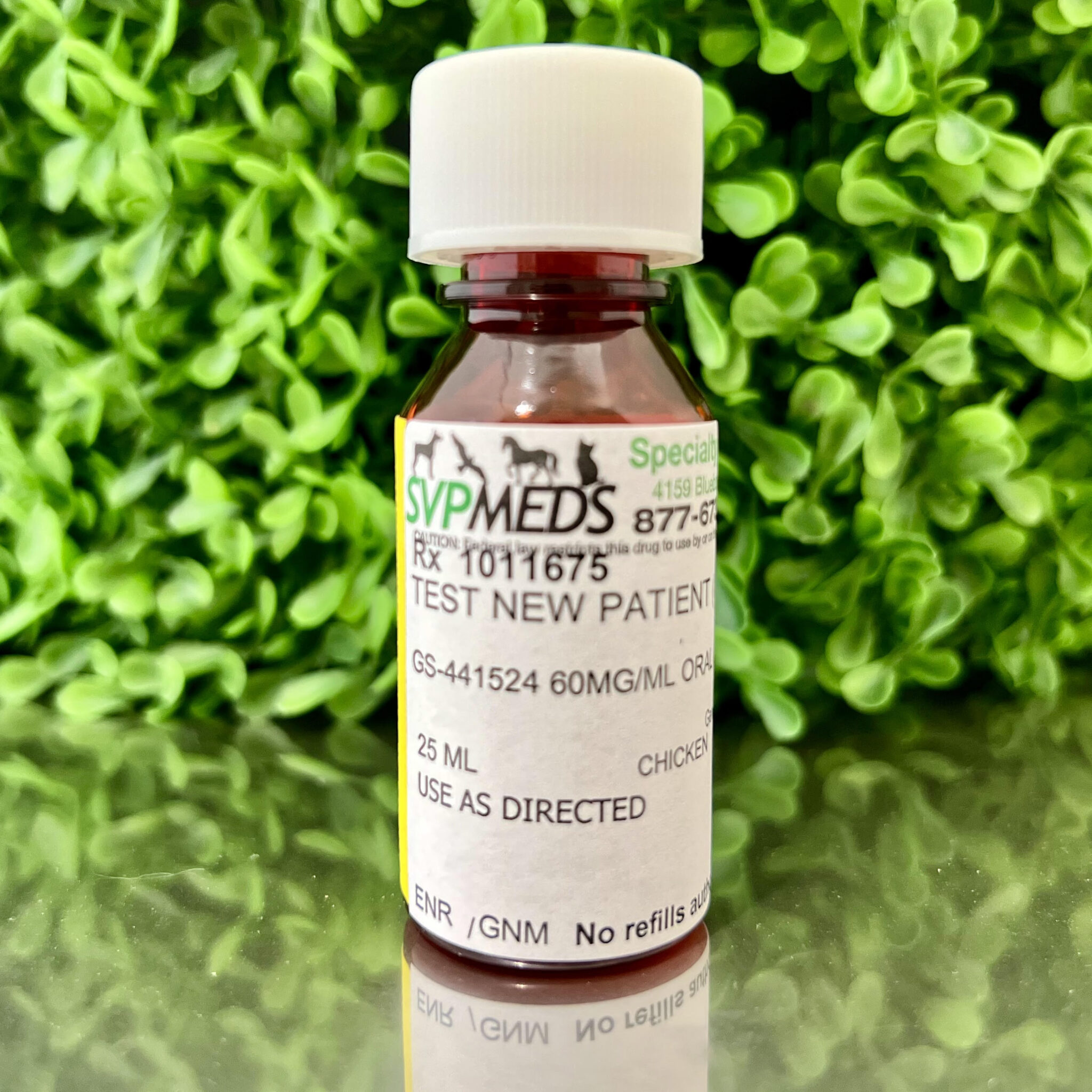 GS-441524 Flavored Oral Liquid Compounded for cats.
